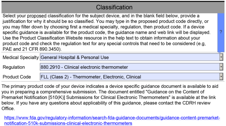 Classification of FLL product code - Medical Device Academy