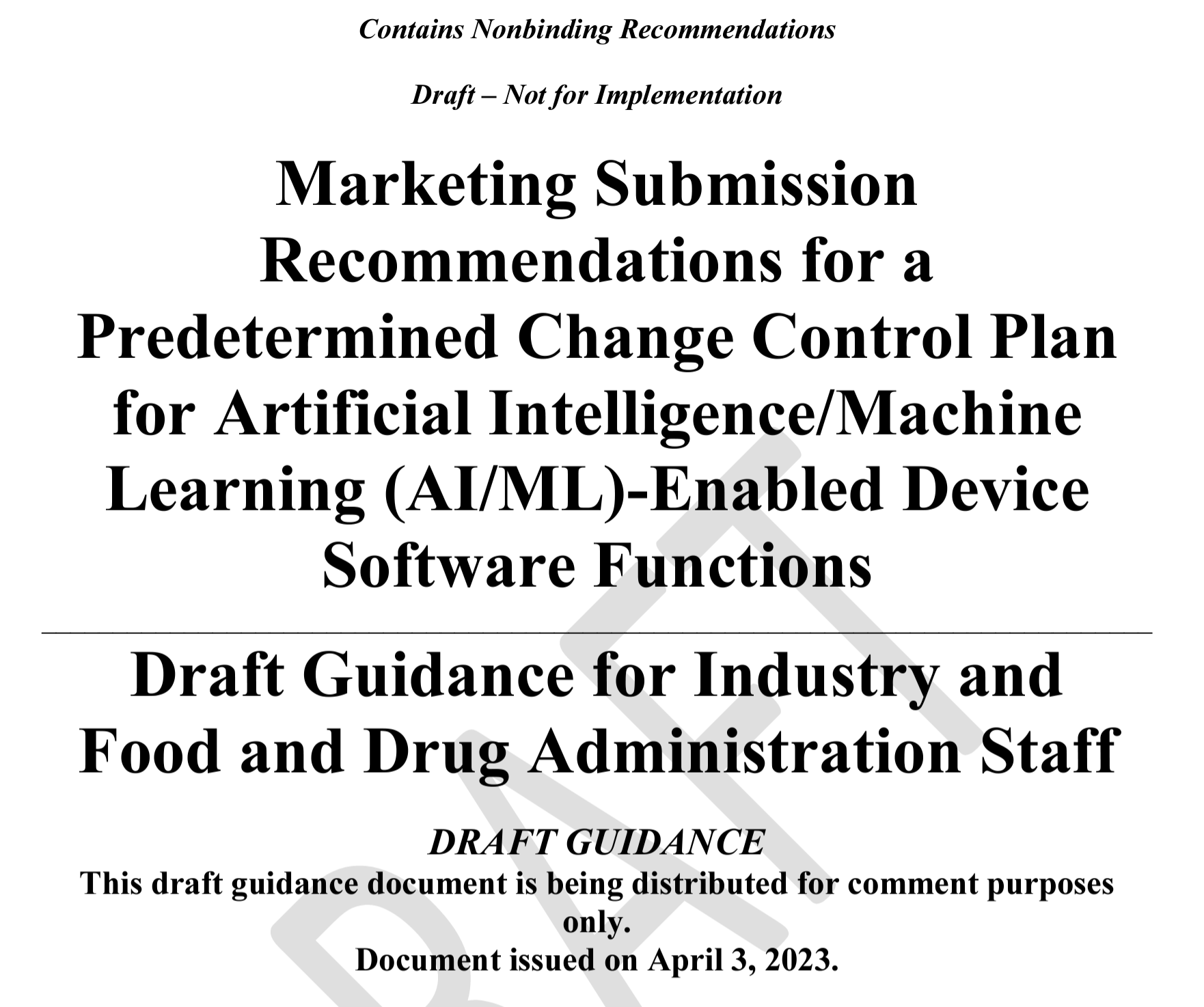 Artificial Intelligence And Machine Learning Medical Devices Artificial Intelligence And Machine Learning Medical Devices
